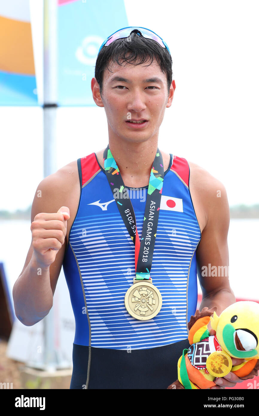 Palembang, Indonesia. 23rd Aug, 2018. Ryuta Arakawa (JPN) Rowing : Men ...