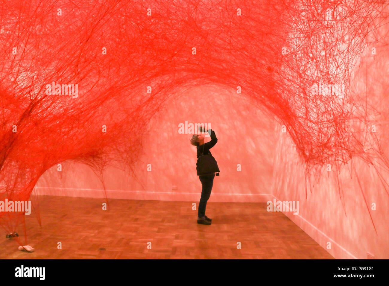 Art installation made from wool hi-res stock photography and images - Alamy