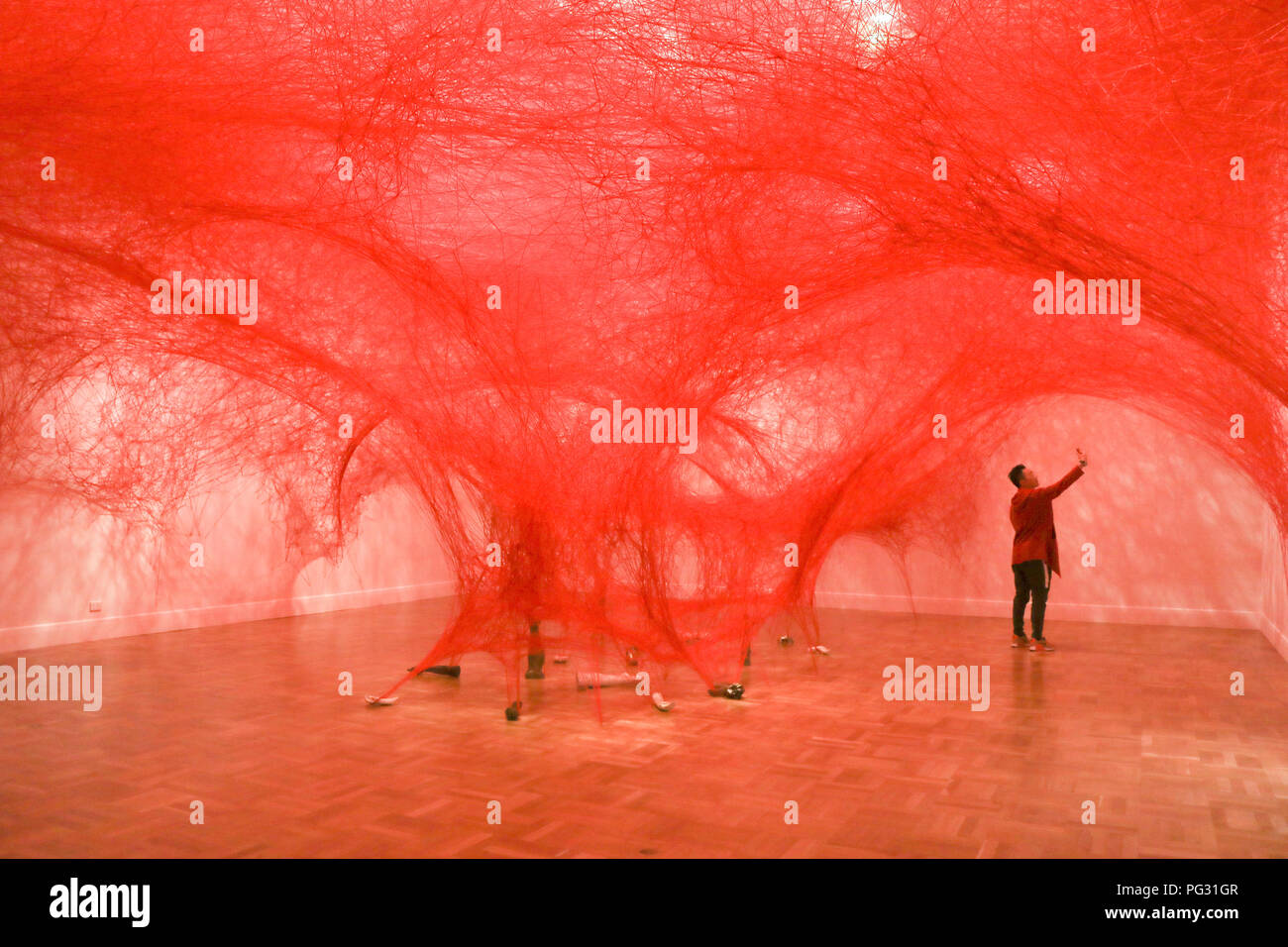 Art installation made from wool hi-res stock photography and images - Alamy
