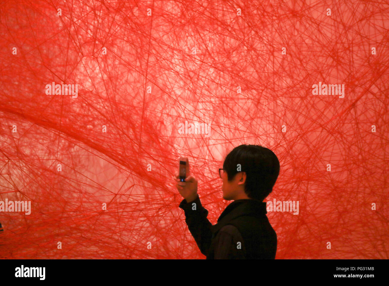 Art installation made from wool hi-res stock photography and images - Alamy