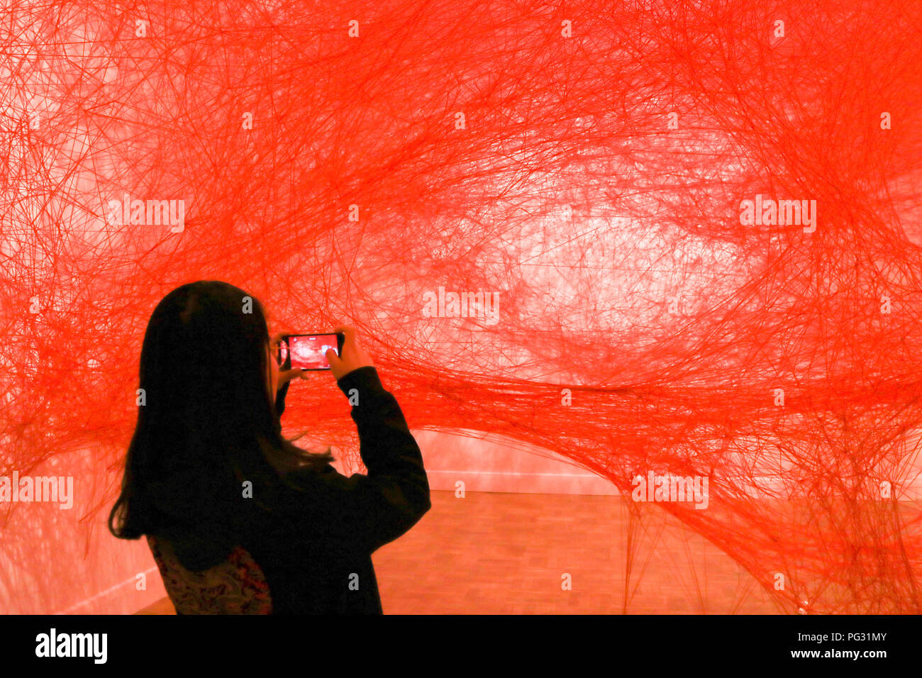 Art installation made from wool hi-res stock photography and images - Alamy