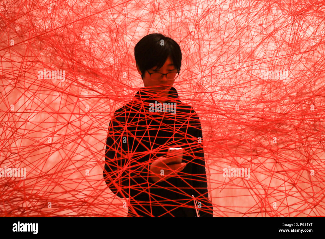 Art installation made from wool hi-res stock photography and images - Alamy