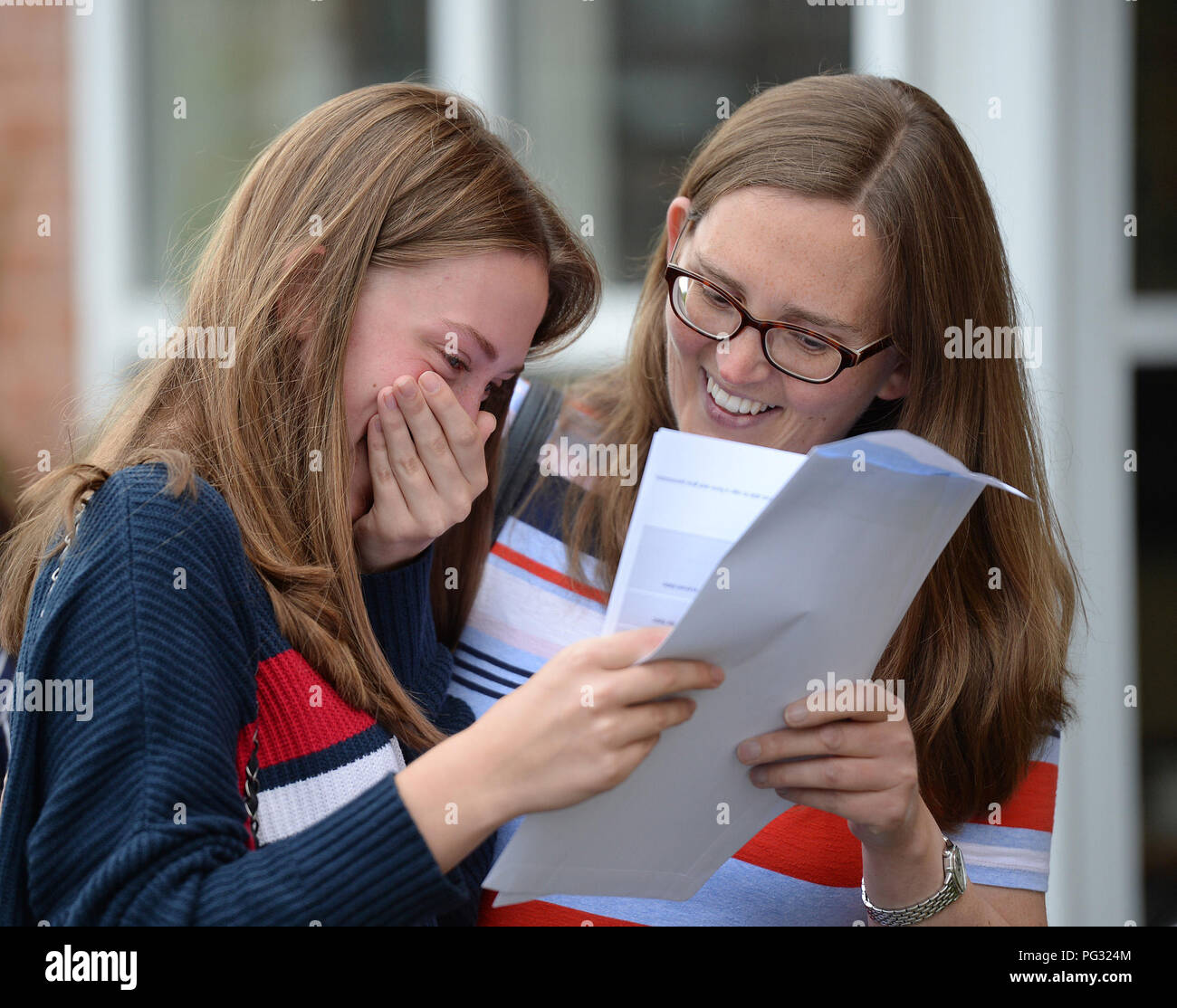 Gcse results withington girls school hi-res stock photography and ...