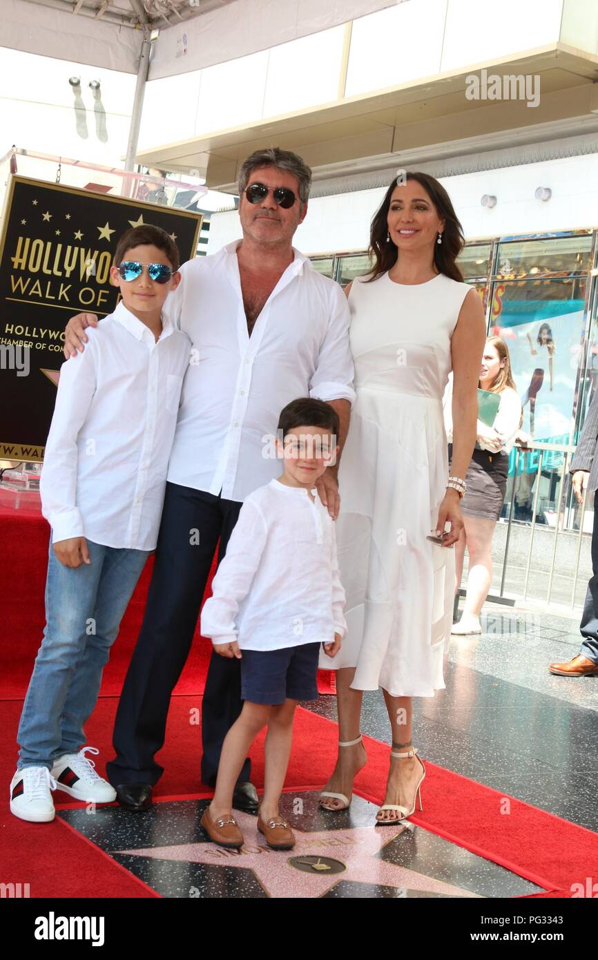 Los Angeles, CA, USA. 22nd Aug, 2018. Adam Silverman, Simon Cowell ...