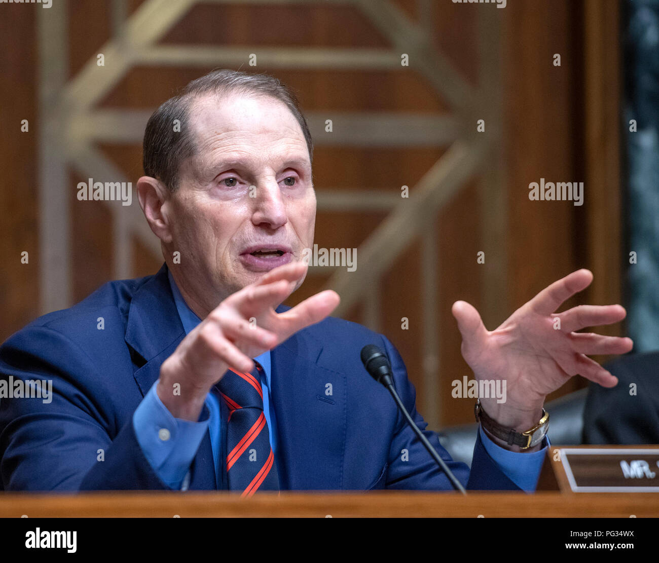 United States Senator Ron Wyden (Democrat of Oregon), ranking member ...