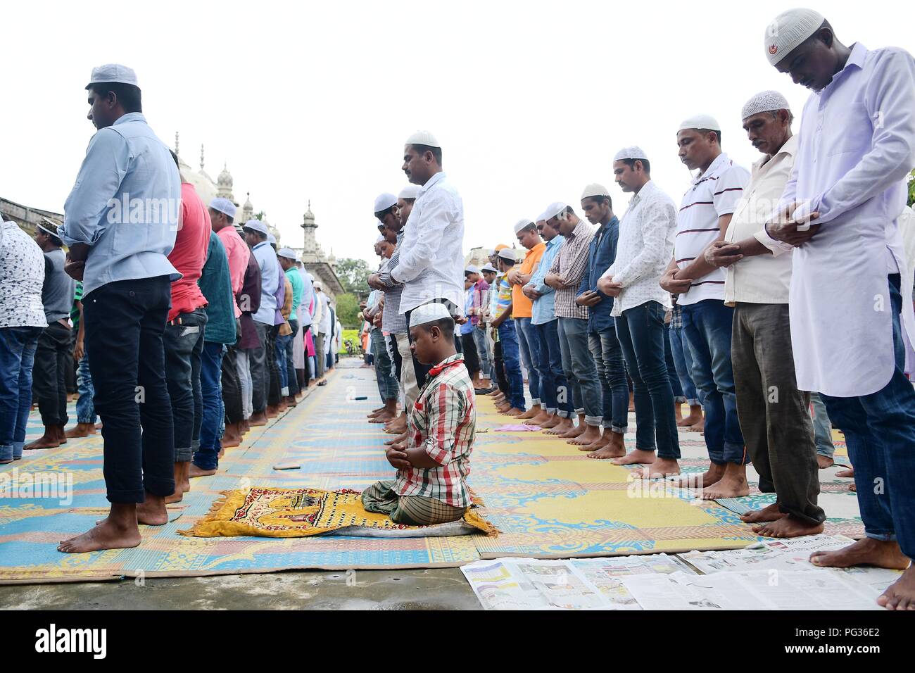 Agartala, Tripura, India. 22nd Aug, 2018. A physically disabled Muslim ...