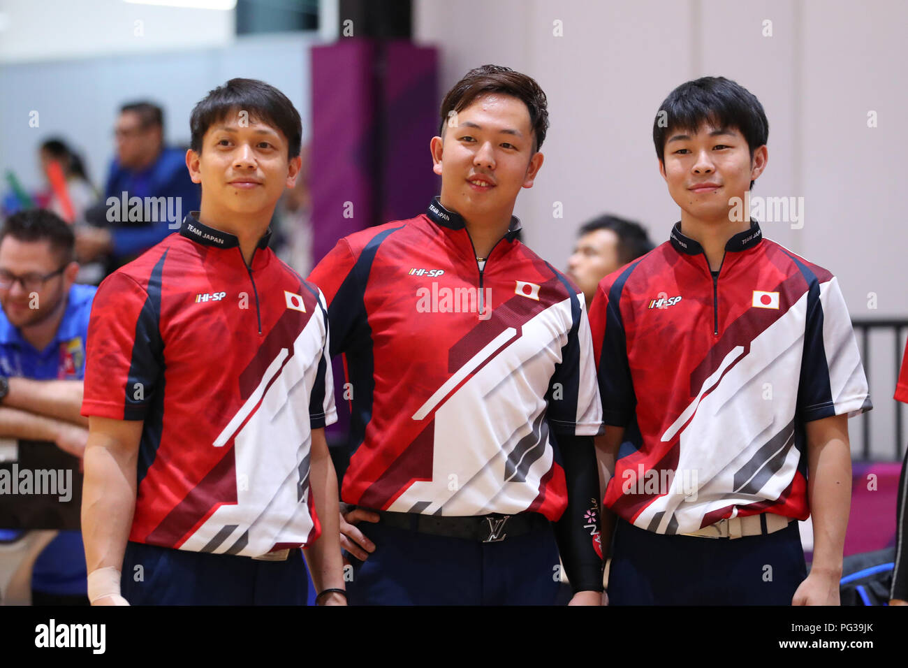Palembang, Indonesia. 23rd Aug, 2018. (L-R) Shota Koki, Daisuke Yoshida ...