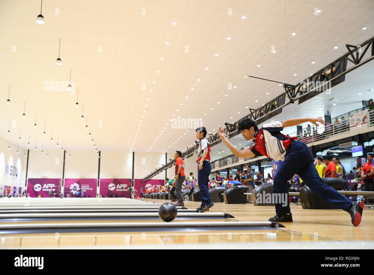Palembang, Indonesia. 23rd Aug, 2018. Shogo Wada (JPN) Bowling : Men's ...