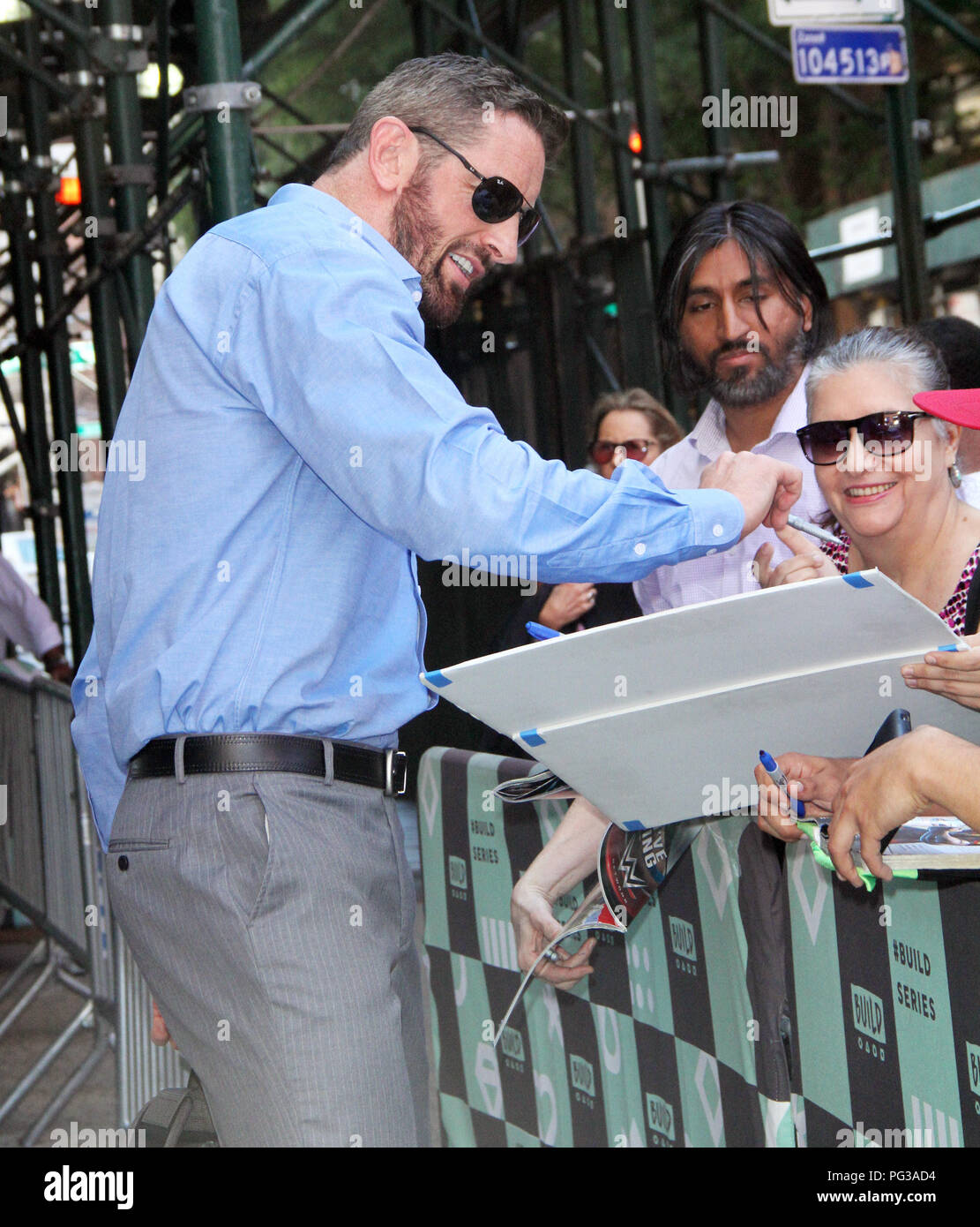 New York, NY, USA. 23rd Aug, 2018. Stu Bennet at Build Series to talk ...