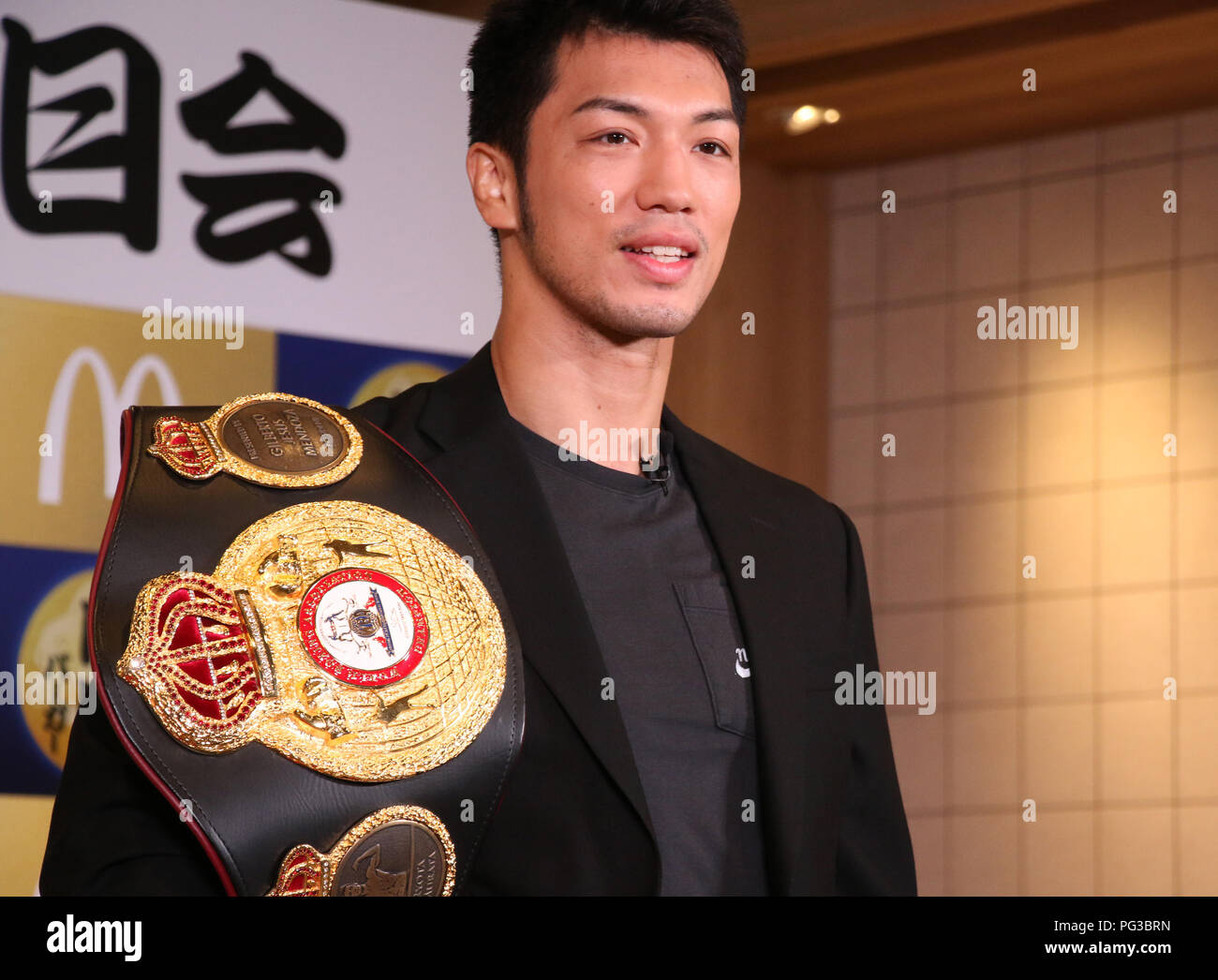 Tokyo, Japan. 24th Aug, 2018. Japanese boxer Ryota Murata of WBA ...