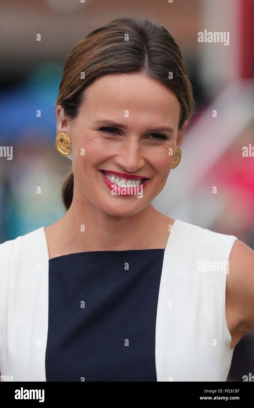 Francesca Cumani Itv Horse Racing Presenter Ebor Festival 2018, York ...