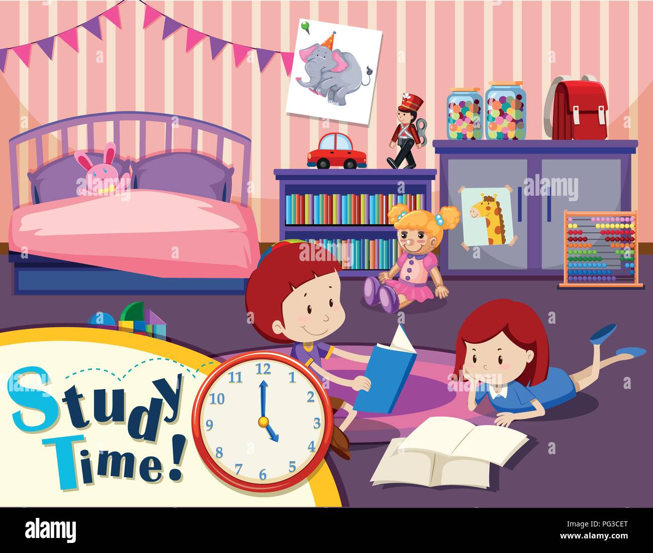 Time elephant Stock Vector Images - Alamy