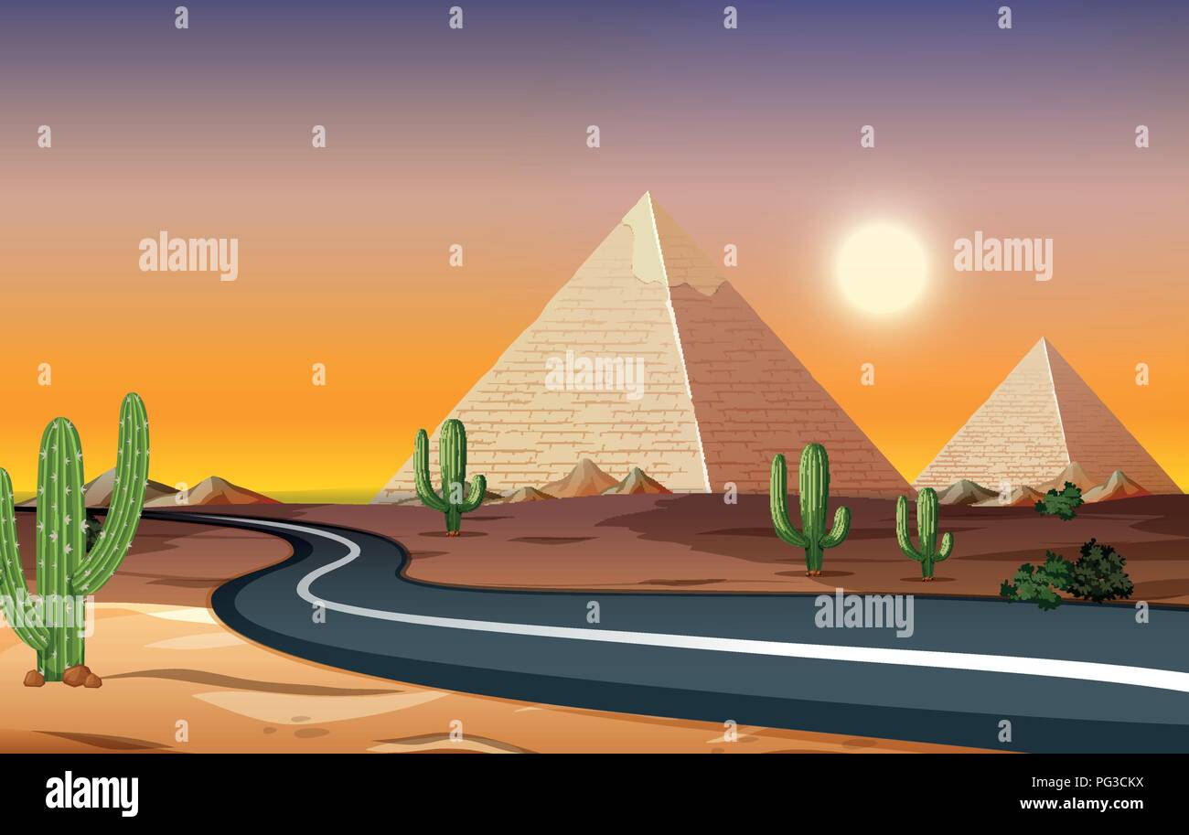 Night time highway Stock Vector Images - Alamy