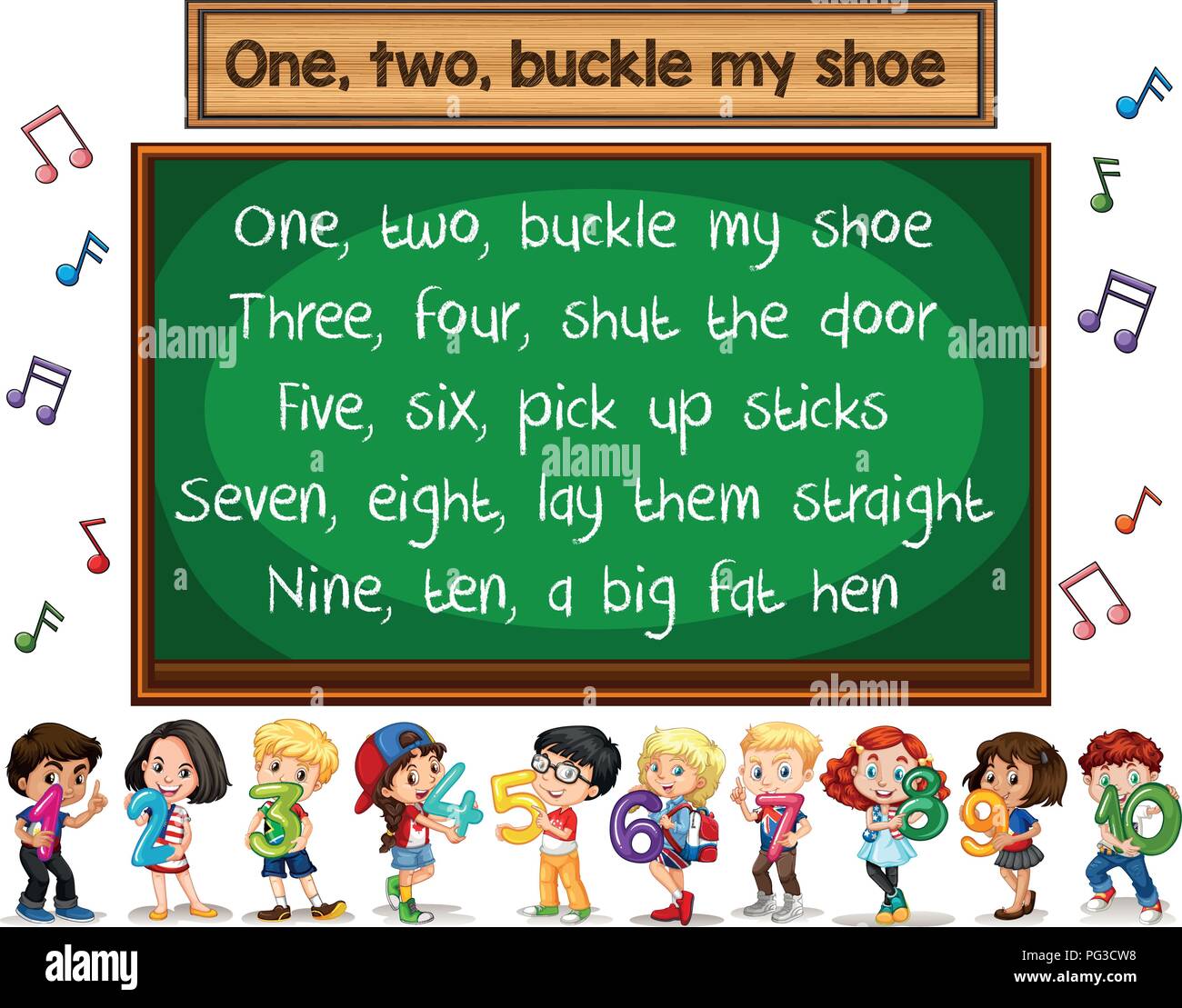 One two buckle my shoe hi-res stock photography and images - Alamy