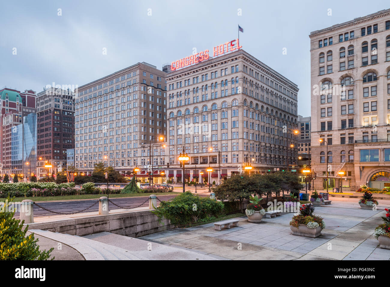 Auditorium building chicago hi-res stock photography and images - Alamy