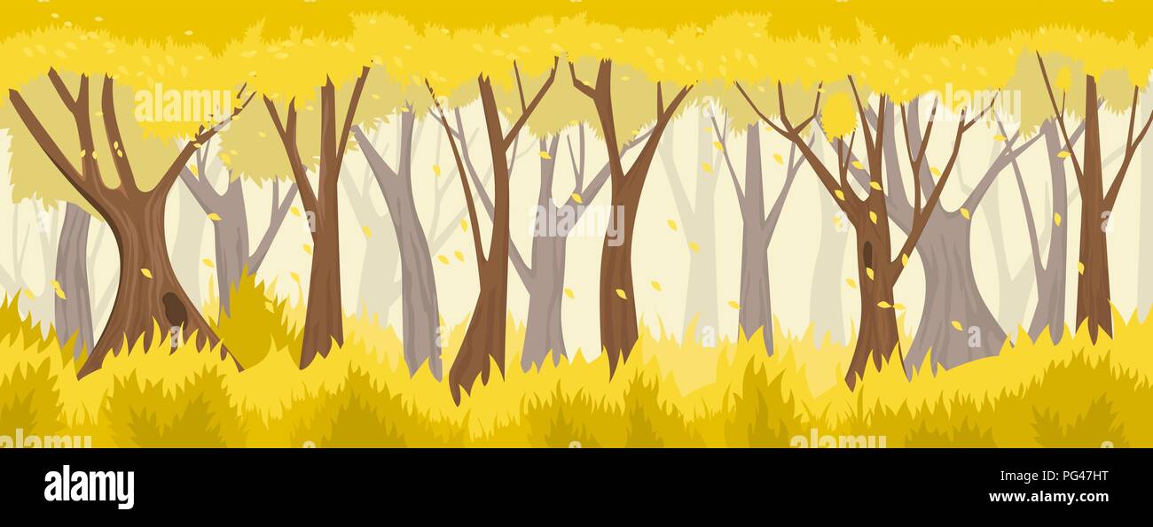 Autumn forest. vector backround Stock Vector Image & Art - Alamy