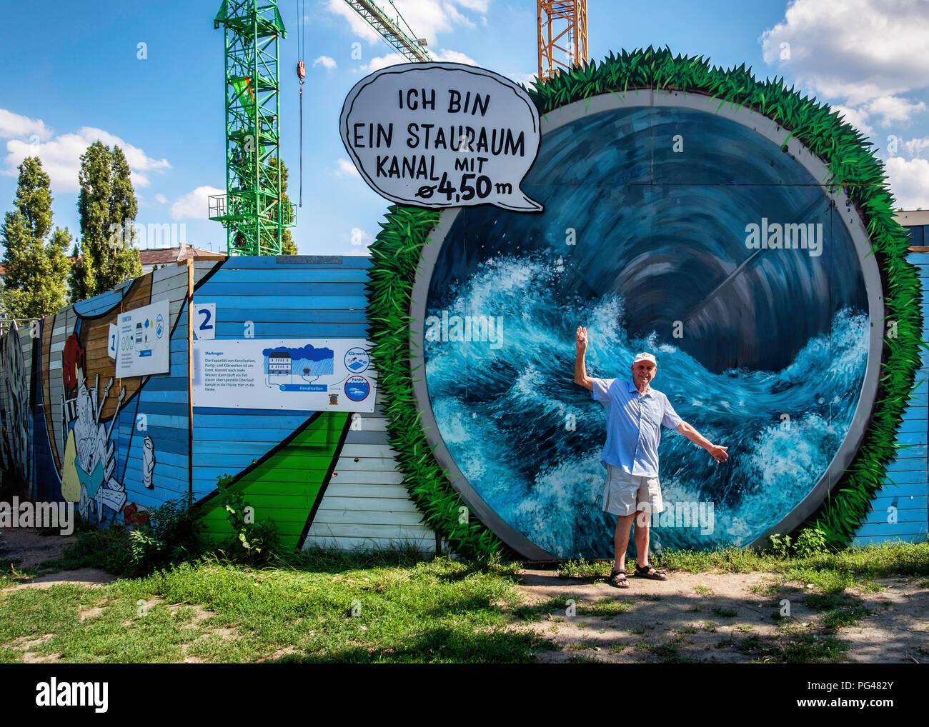 Canal with 4 5 metre diameter hi-res stock photography and images - Alamy