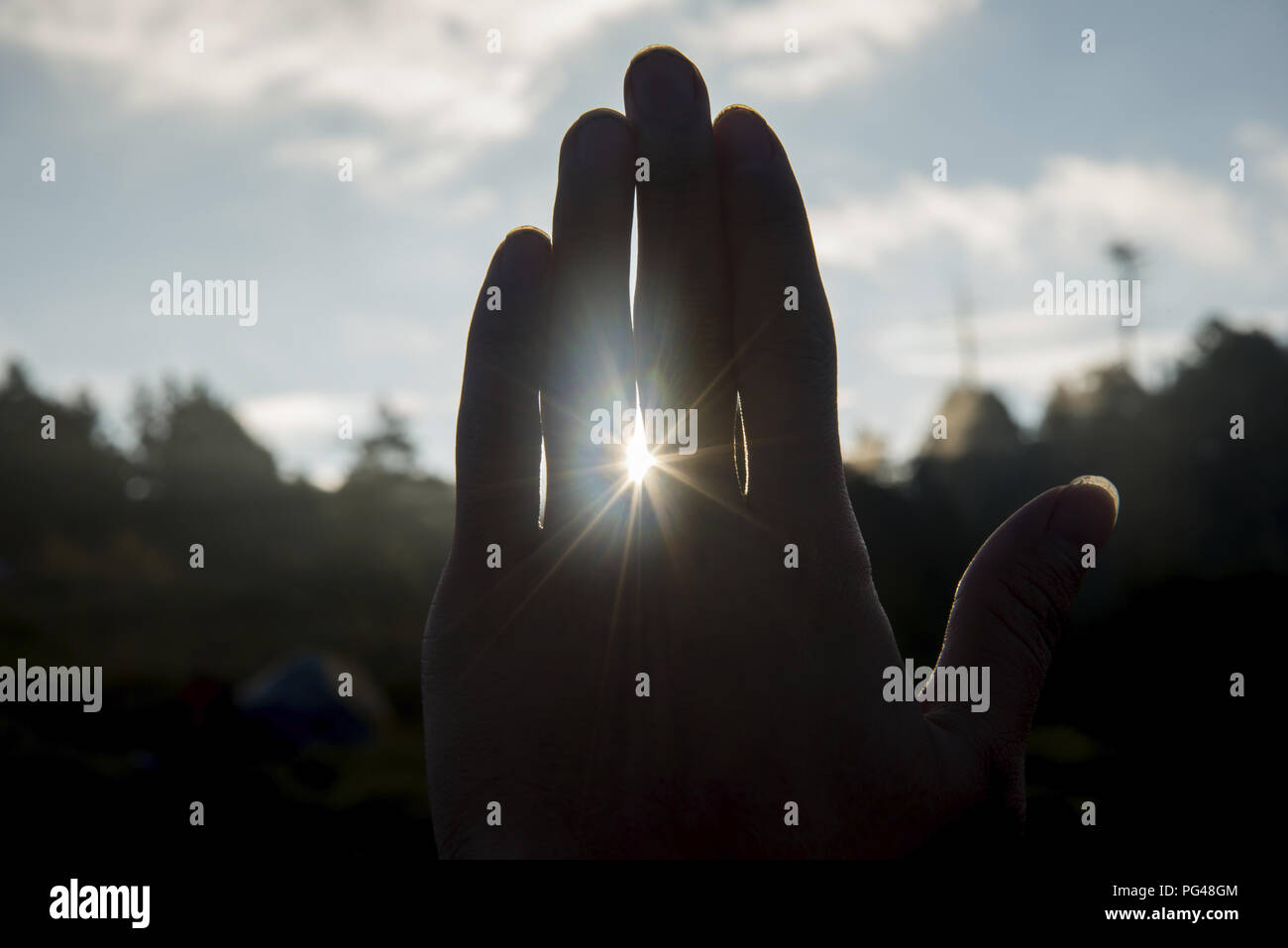 Fingers through grass hi-res stock photography and images - Alamy