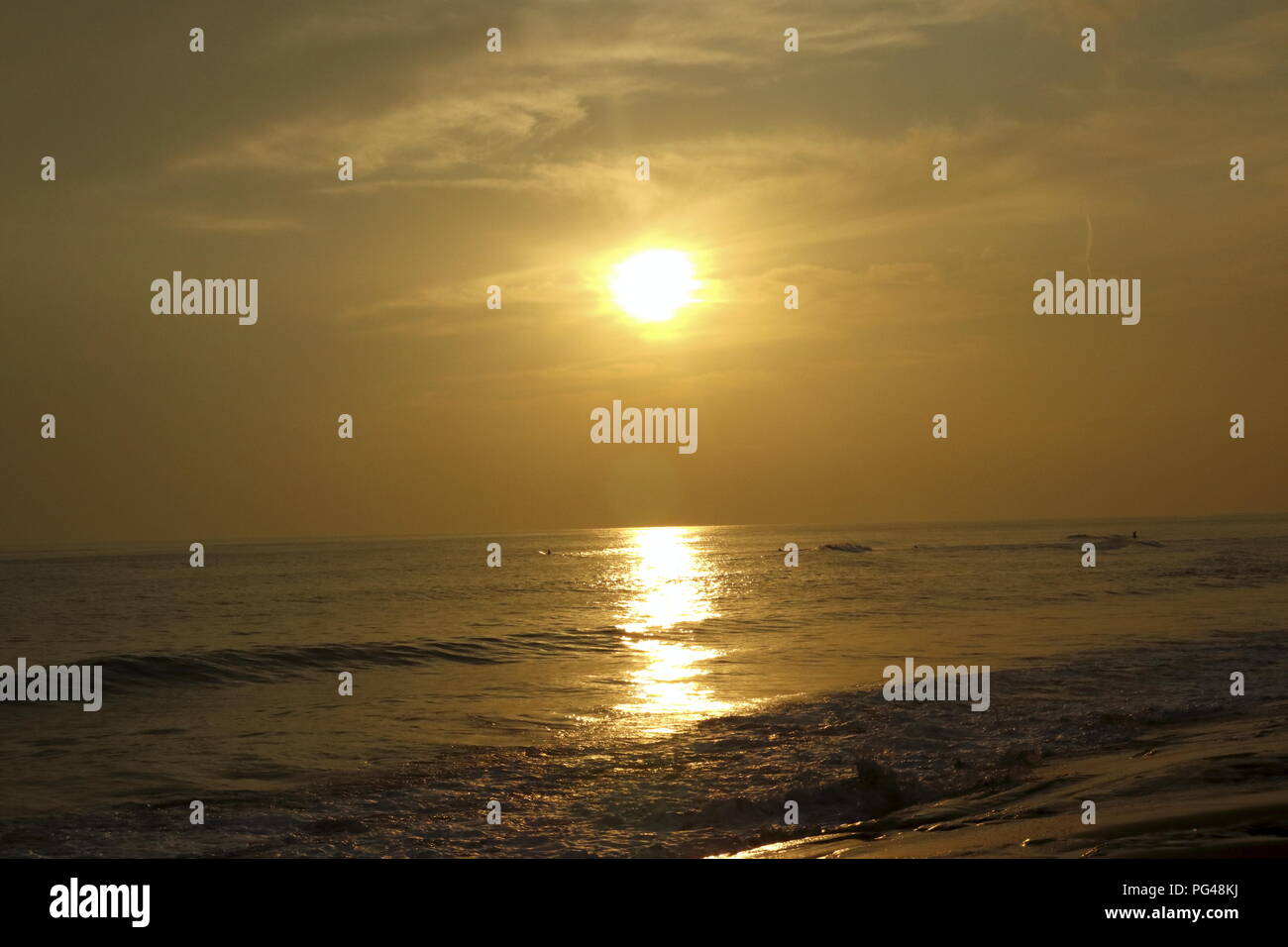 Sun and the Sea Stock Photo - Alamy