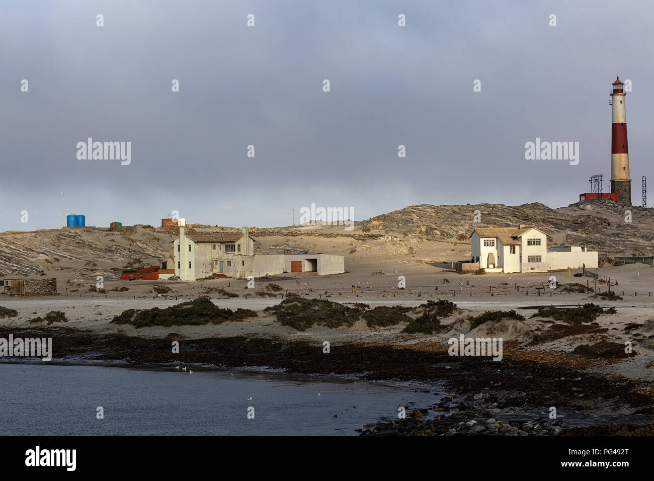 Lighthouse, Diaz Point, near Lüderitz, Diamond Coast Nature Reserve ...