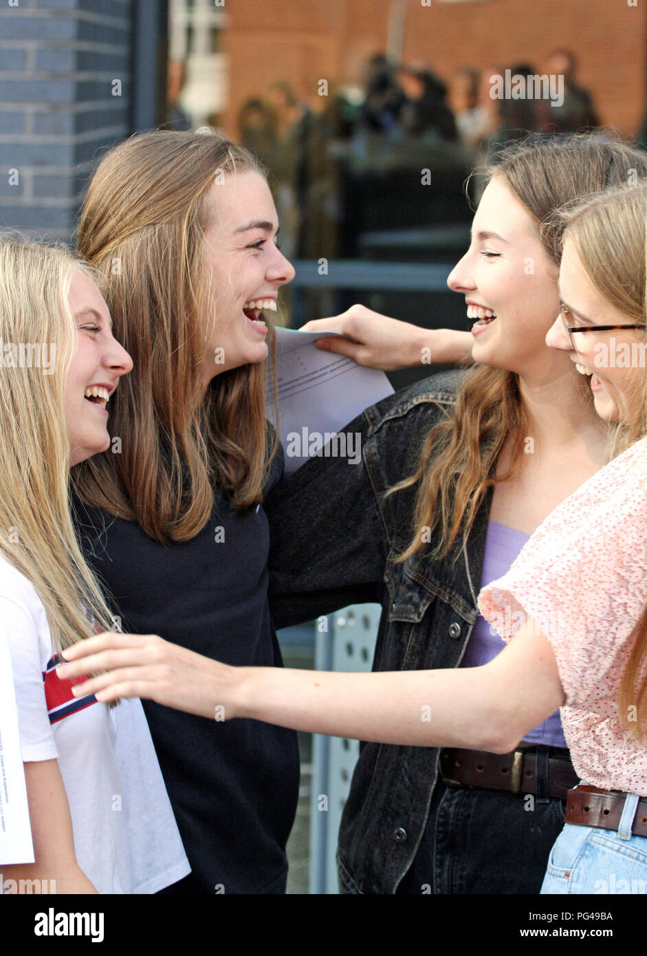 (left to right) Alice Bentley, Ellen Harris, Grace Evans and Hannah ...