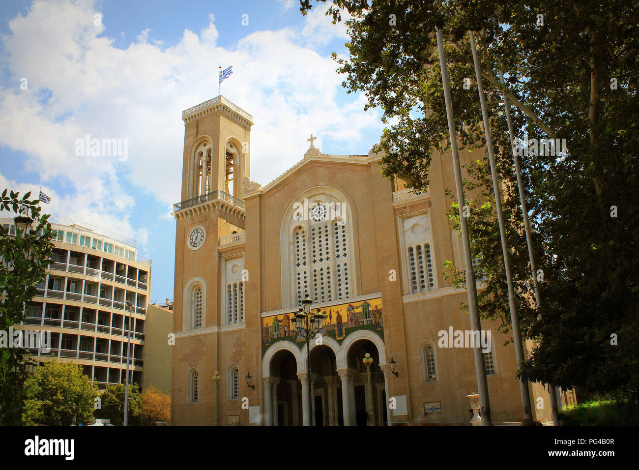 Athens cathedral history hi-res stock photography and images - Alamy