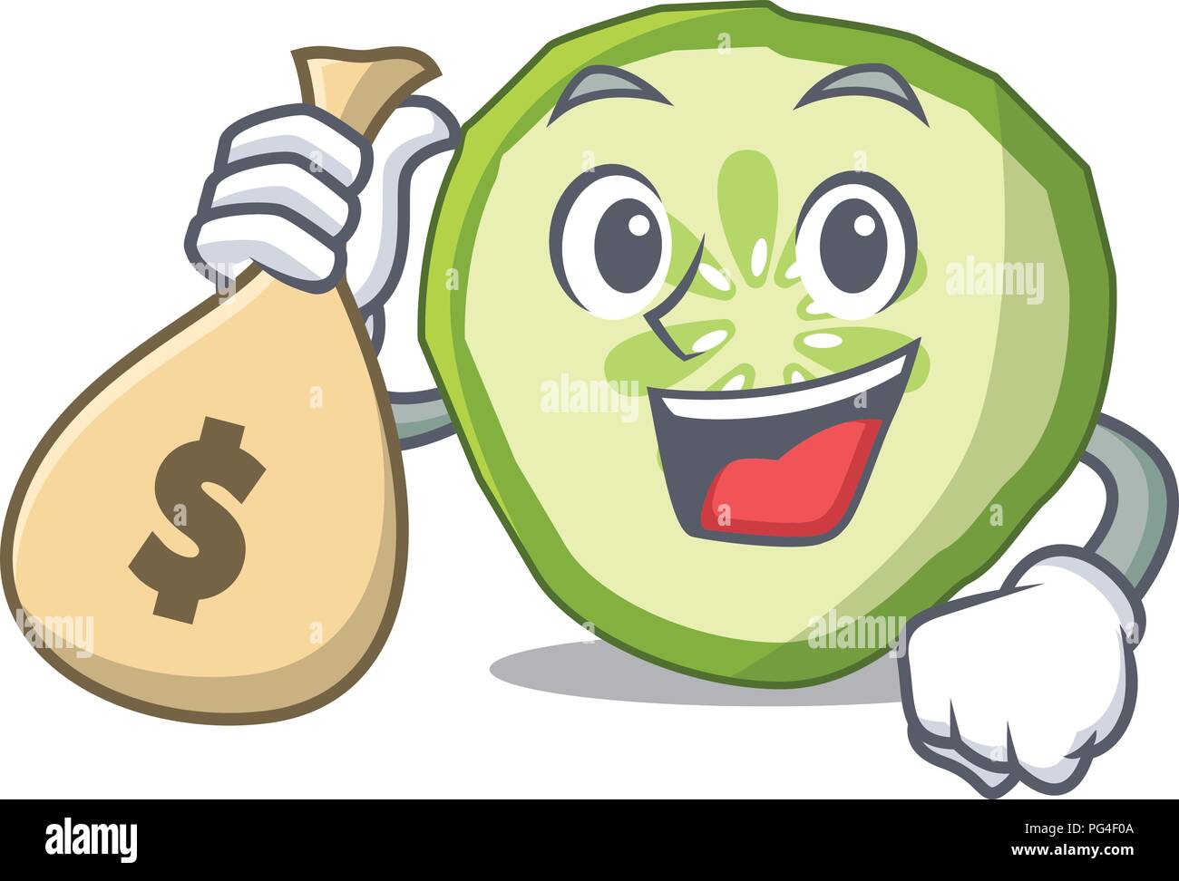 Dollar coin slice piece Stock Vector Images - Alamy