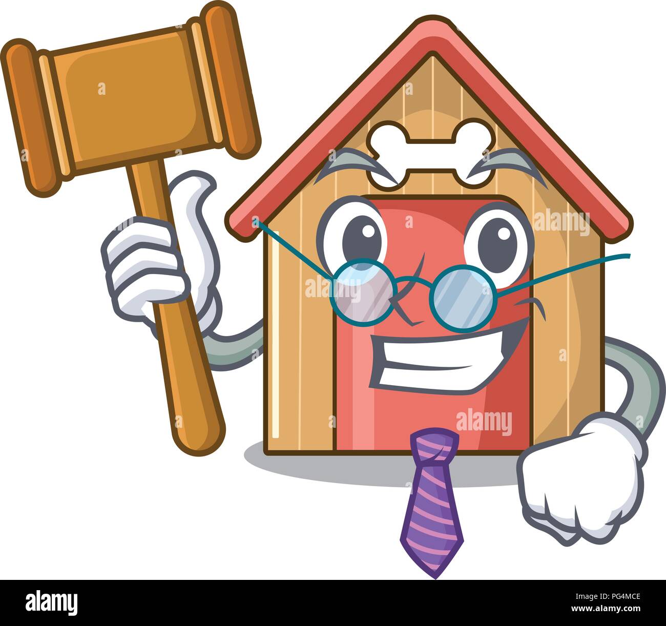 Cartoon illustration dog judge hi-res stock photography and images - Alamy