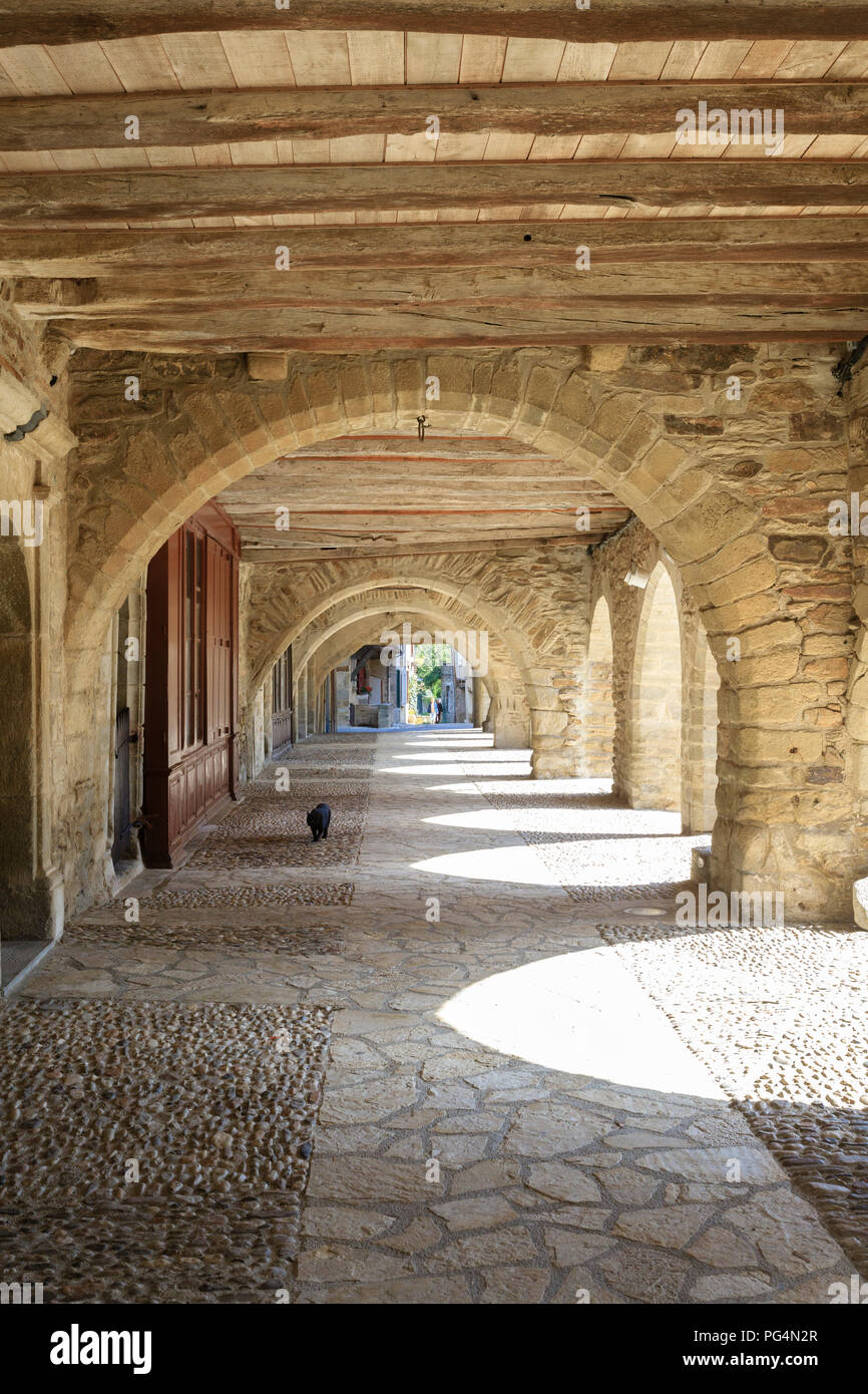 France, Aveyron, Sauveterre de Rouergue, labelled Les Plus Beaux ...