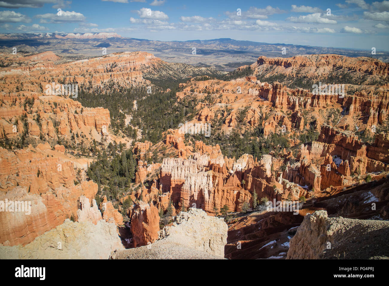 Natural rock formation of the famous site of Bryce Canyon National Park ...