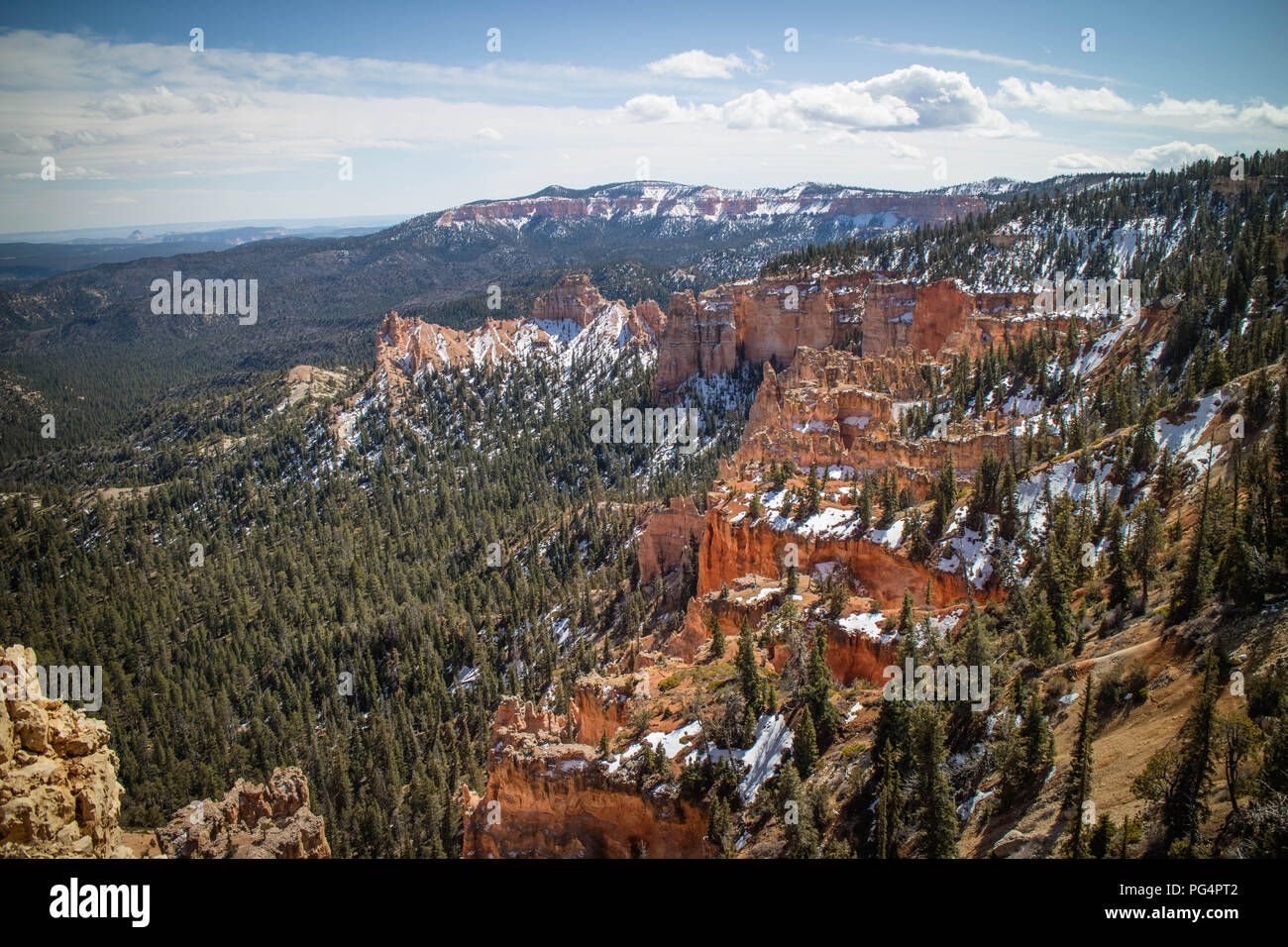 Natural rock formation of the famous site of Bryce Canyon National Park ...