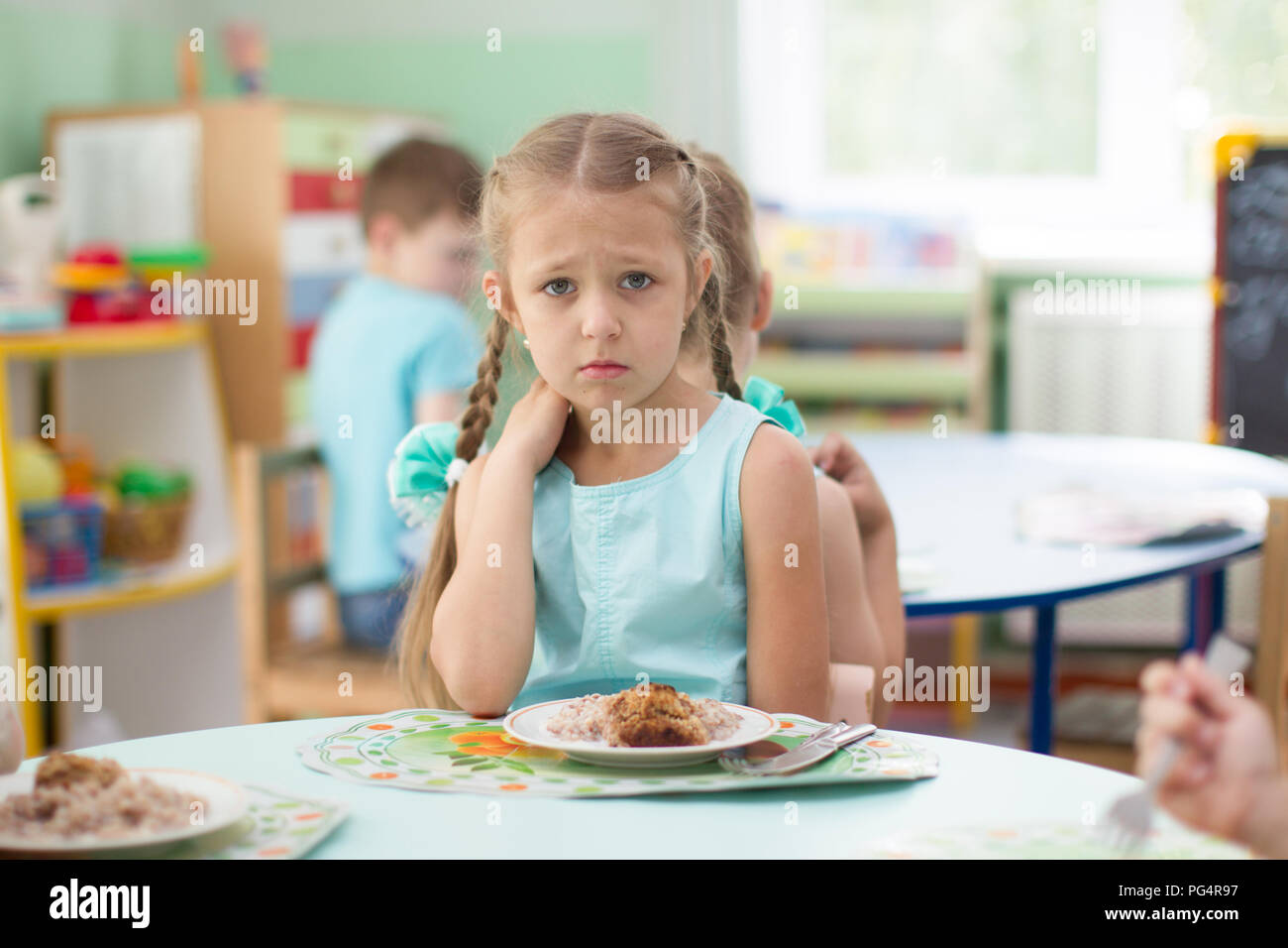Belarus, Gomel, May 29, 2018. The kindergarten is central. Open Day.The ...