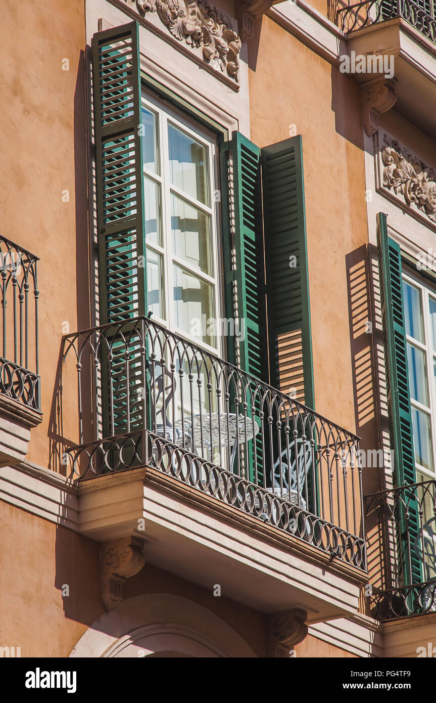 Spanish window wrought iron balcony hi-res stock photography and images ...