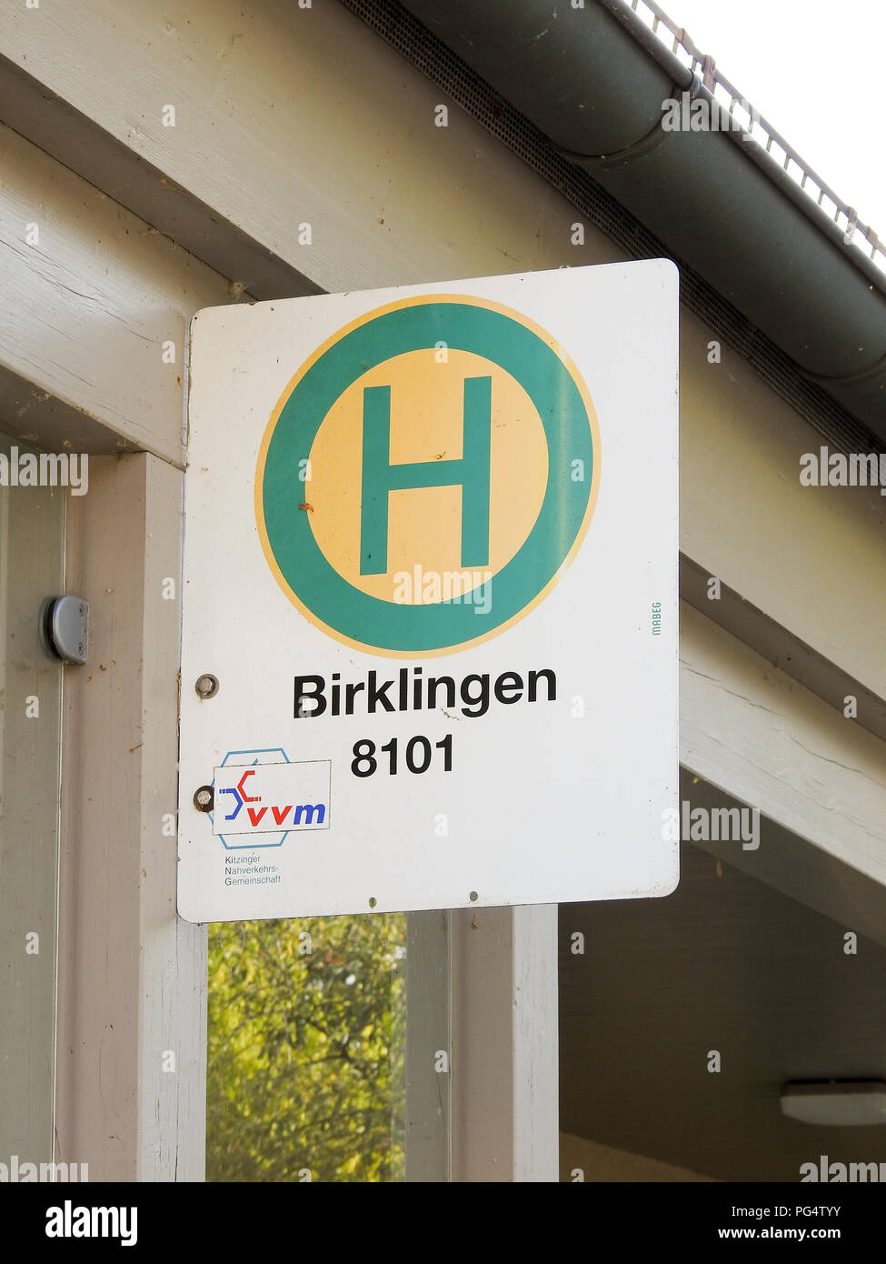 Germany europe bus stop sign hi-res stock photography and images - Alamy