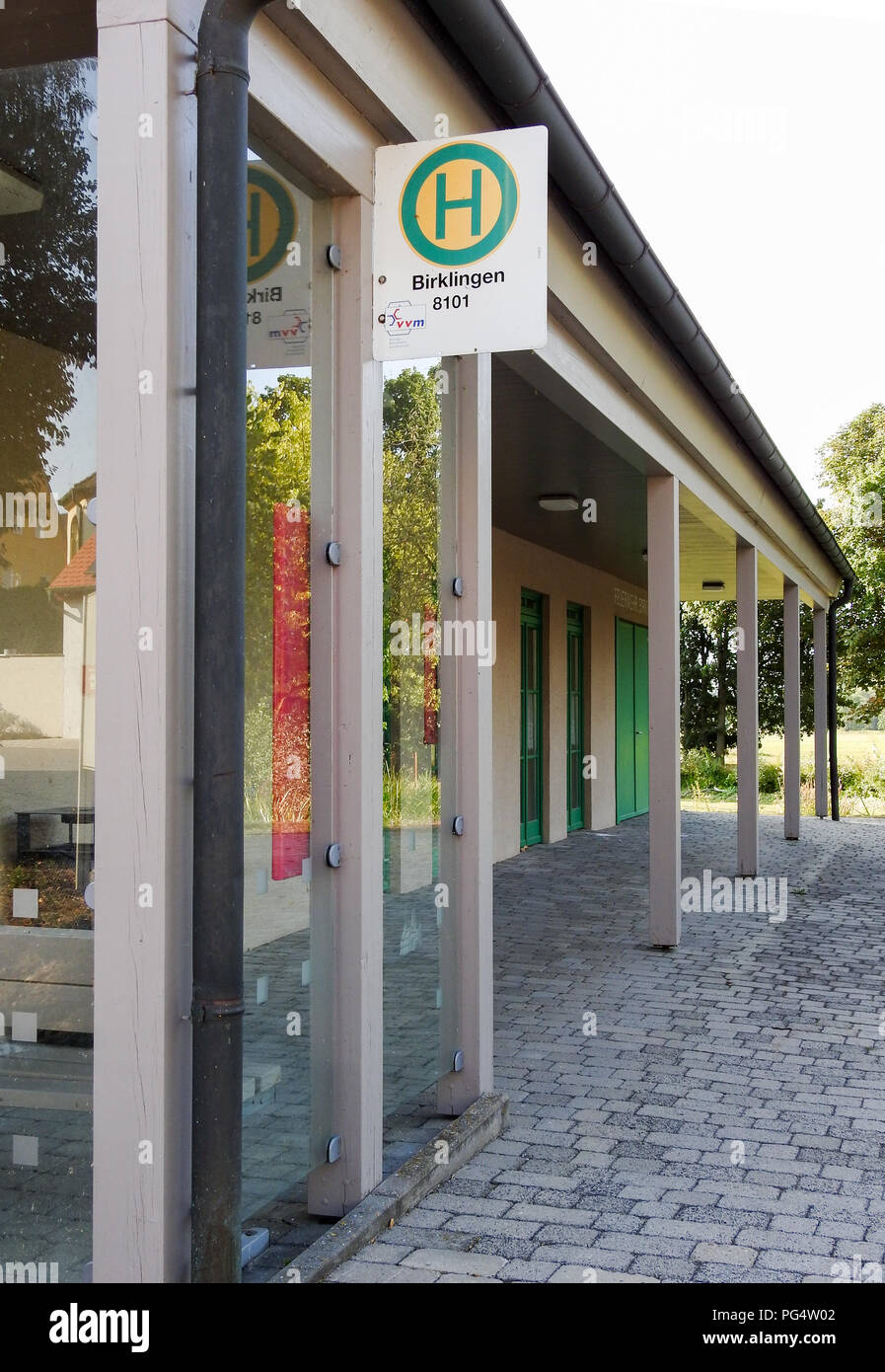 Germany europe bus stop sign hi-res stock photography and images - Alamy