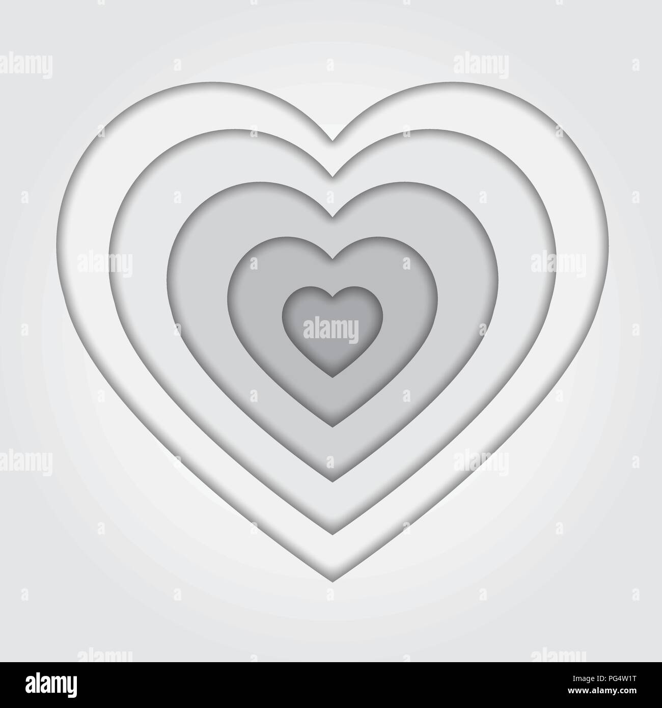 Layered heart hi-res stock photography and images - Alamy