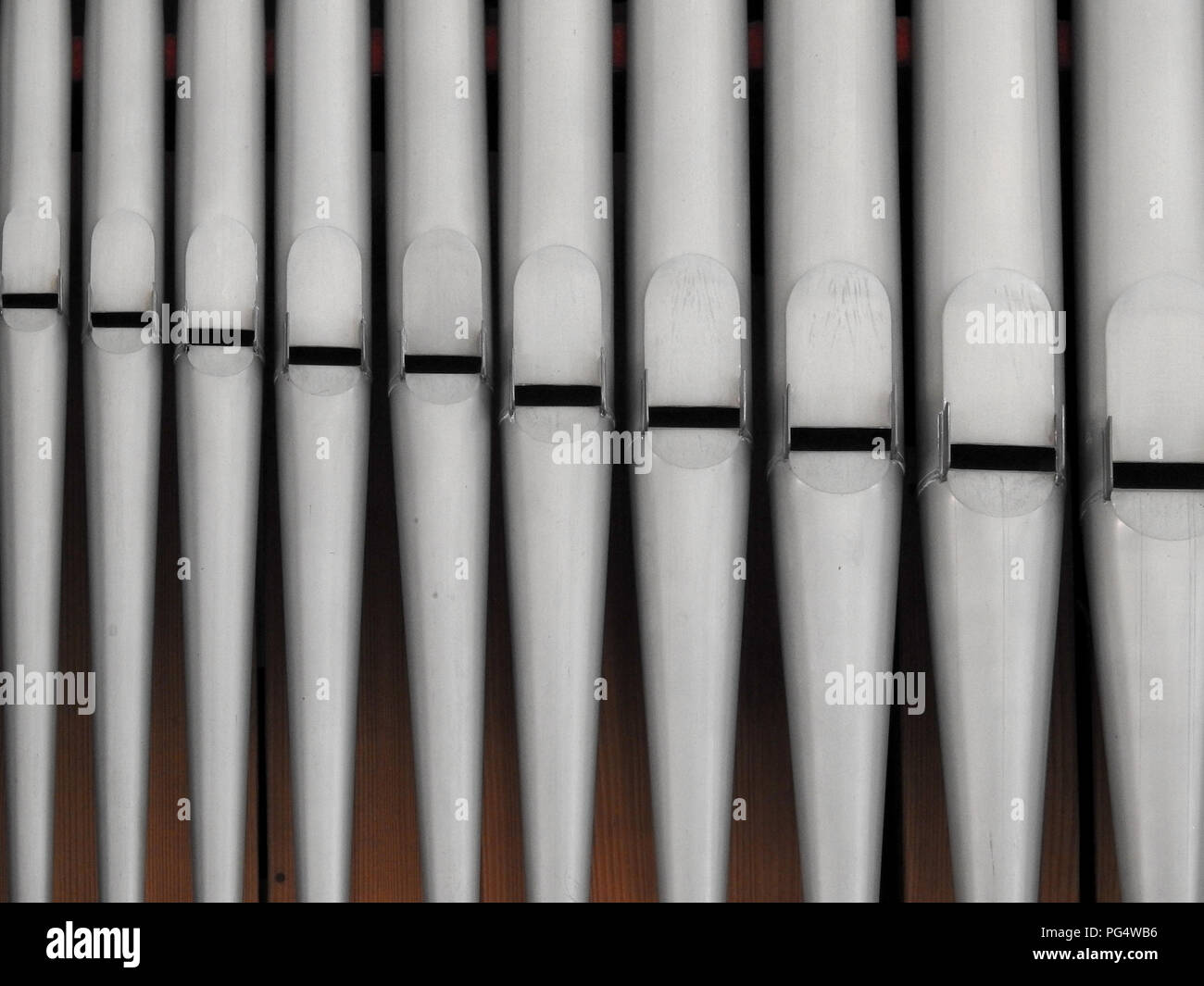 Organ details inside the catholic chapel St. Maria of Birklingen ...