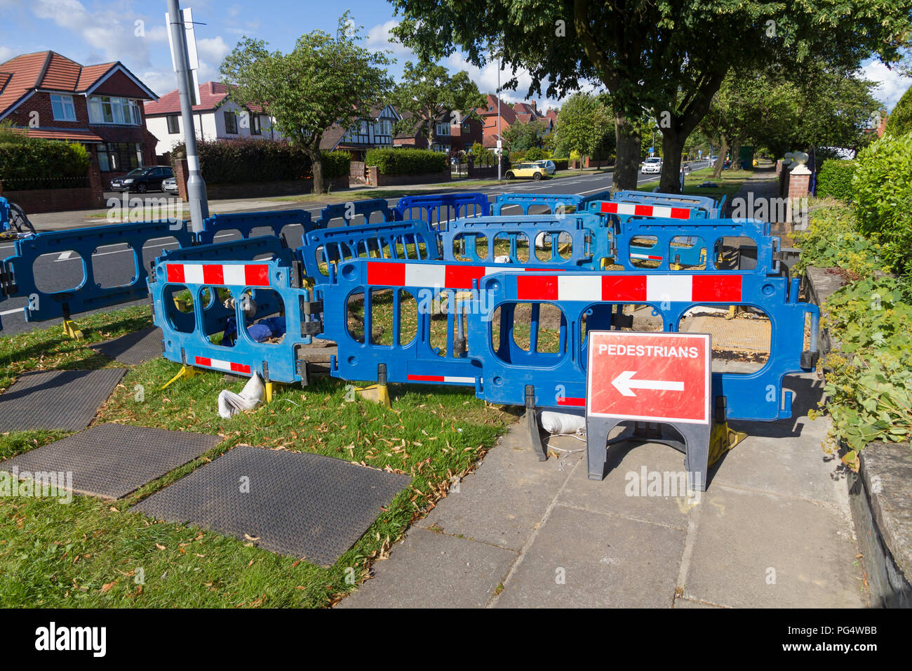 Diverted footpath hi-res stock photography and images - Alamy
