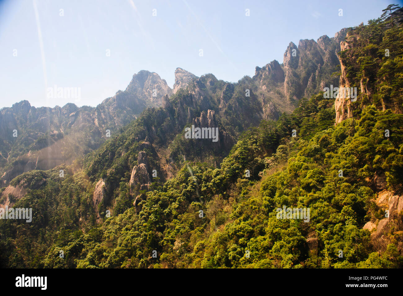 Twisted Pines,Clouds,Pinacles,Cliff Faces,RocksYellow Mountains,Huang ...