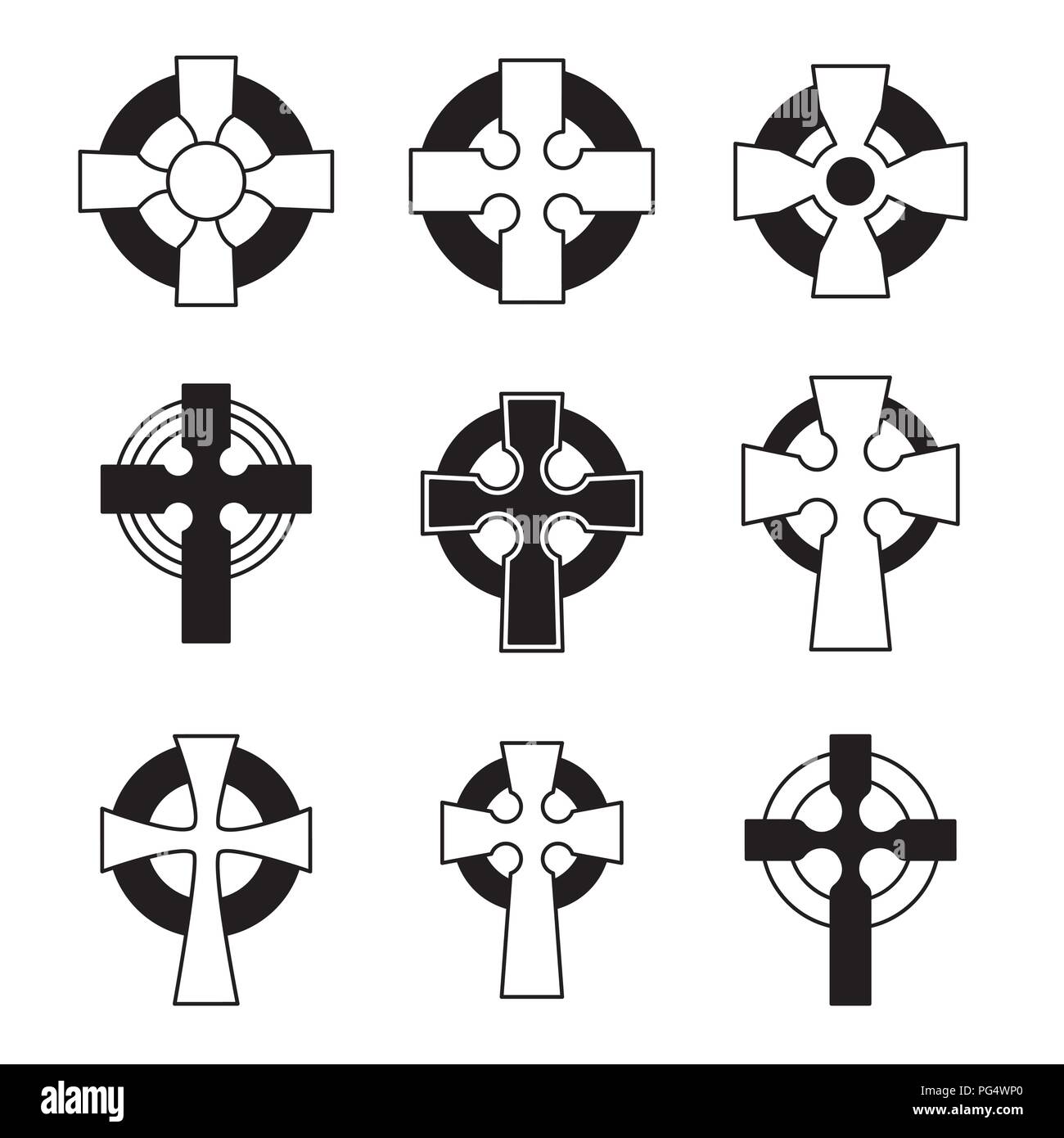 Simple Irish Cross Outline