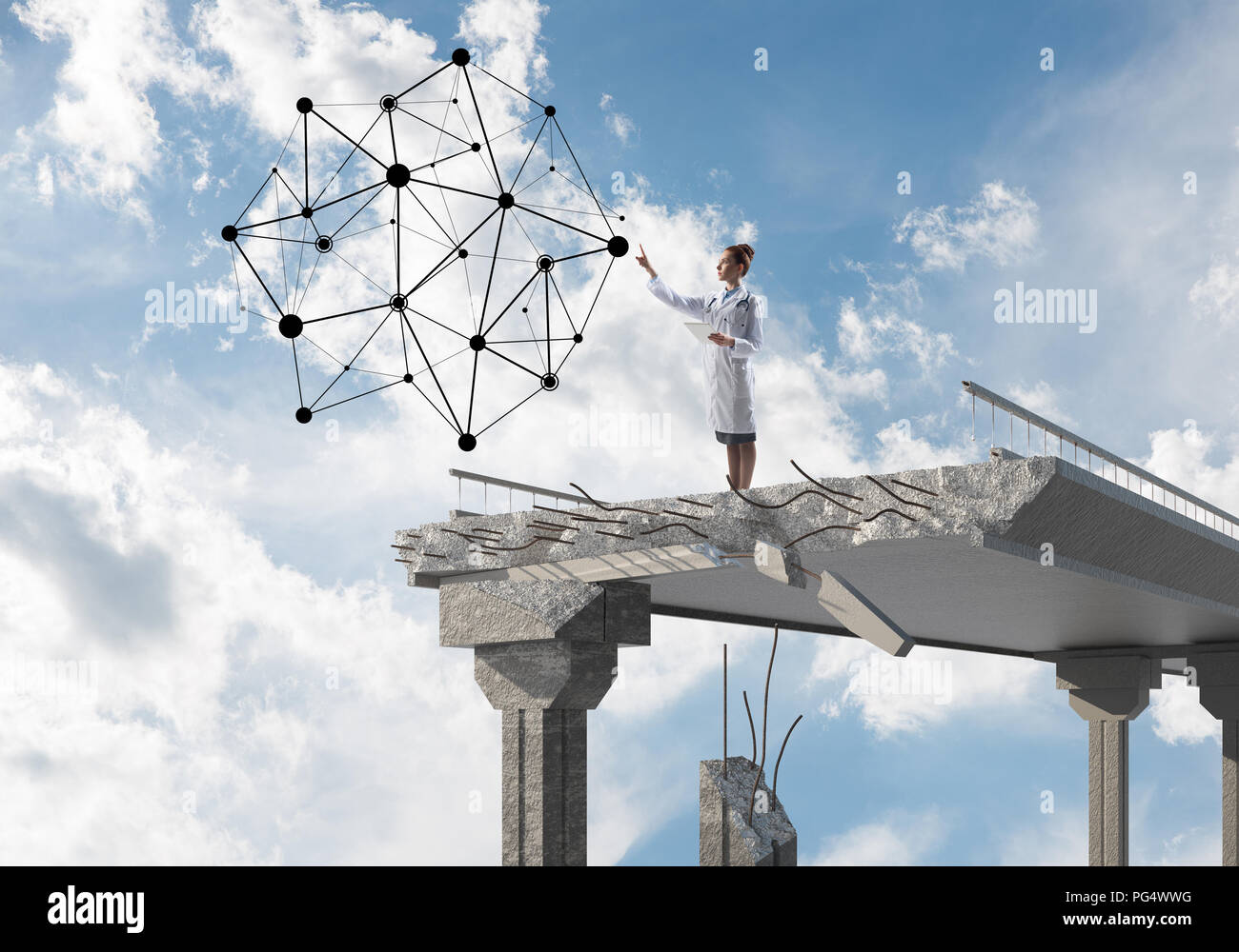 Solving medical problems by means of modern technologies Stock Photo ...