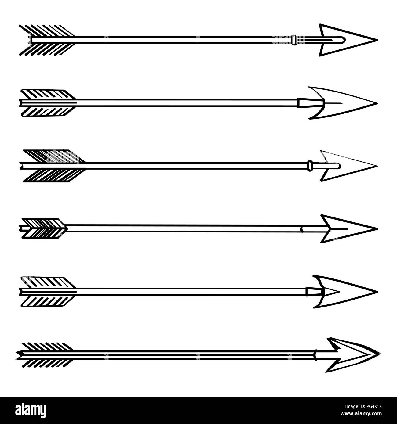Medieval Arrow Drawing