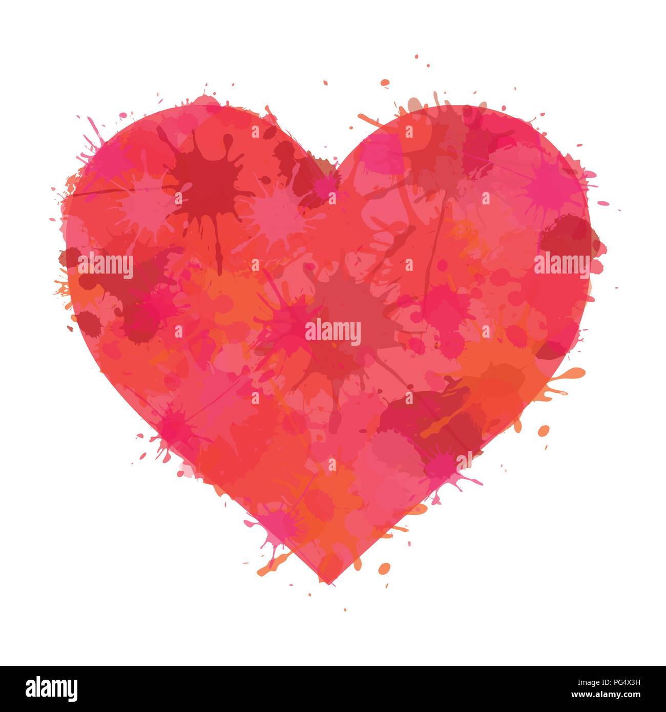 Splatter Paint Heart