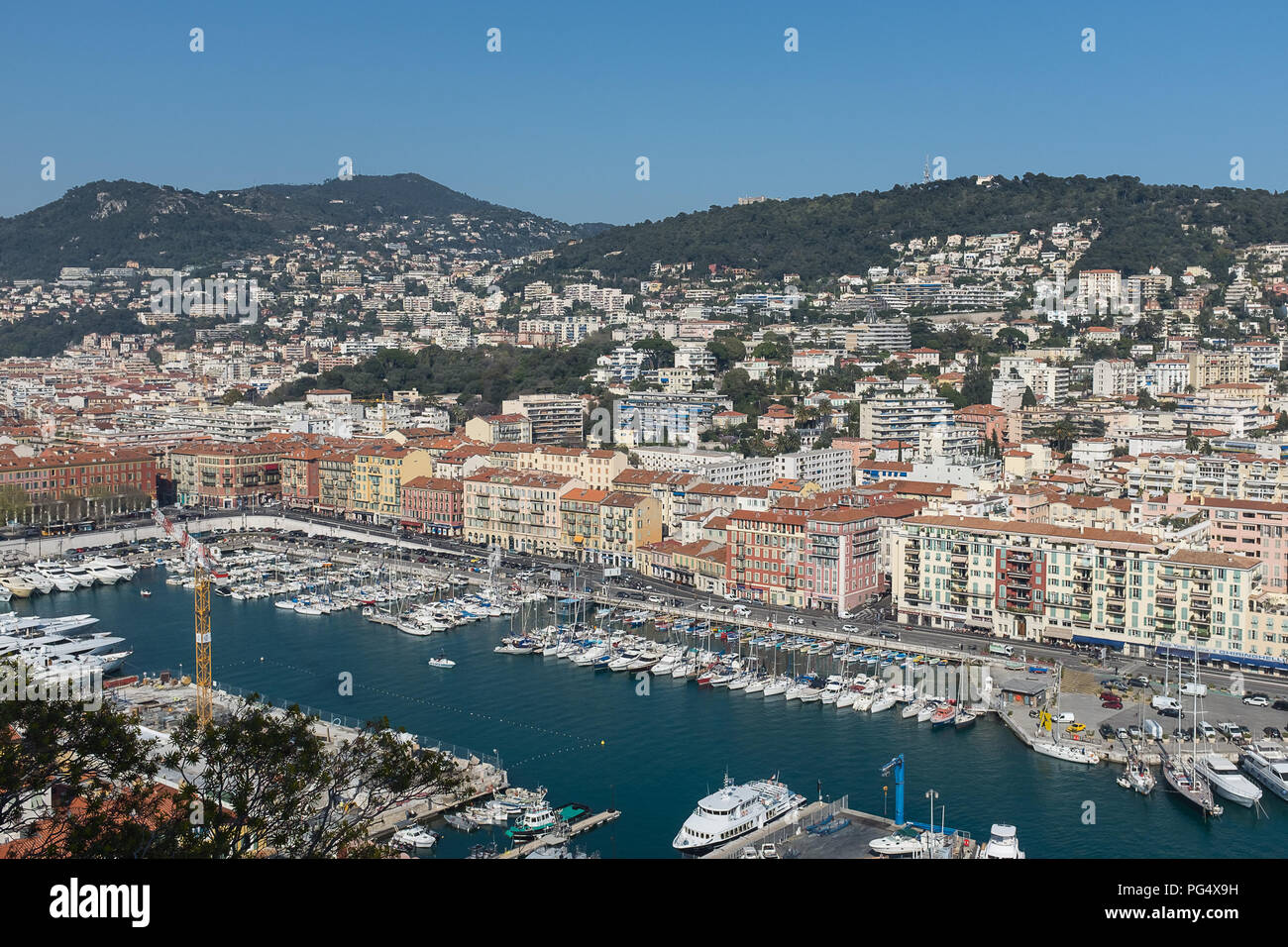 Harbour nice france hi-res stock photography and images - Alamy