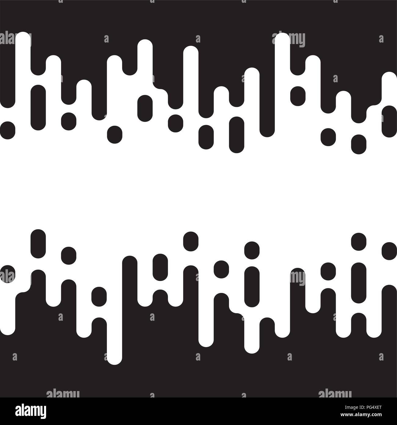 Vector Seamless Abstract Background. Black And White Irregular Rounded ... Vector Seamless Abstract Background. Black And White Irregular Rounded ...