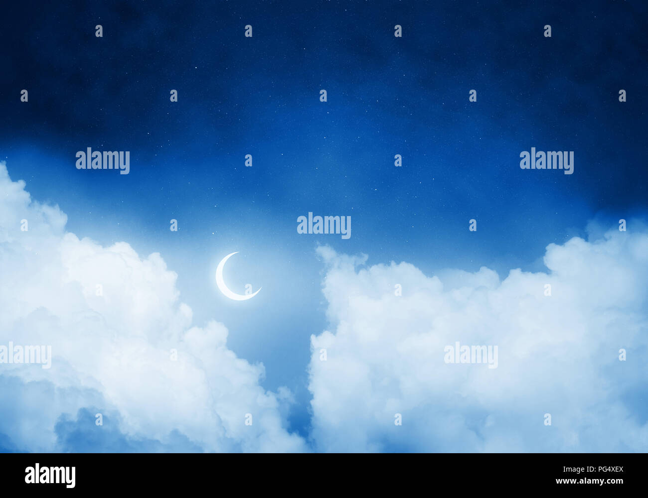 Wallpaper of cloud night skyscape Stock Photo - Alamy
