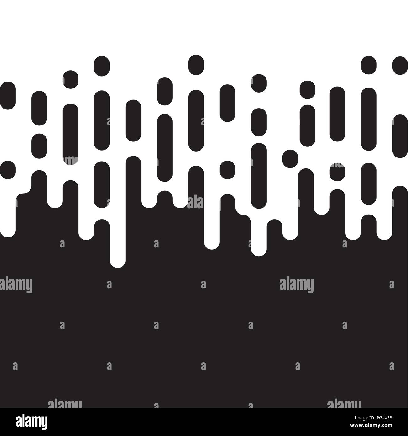 Vector Seamless Abstract Background. Black And White Irregular Rounded ... Vector Seamless Abstract Background. Black And White Irregular Rounded ...