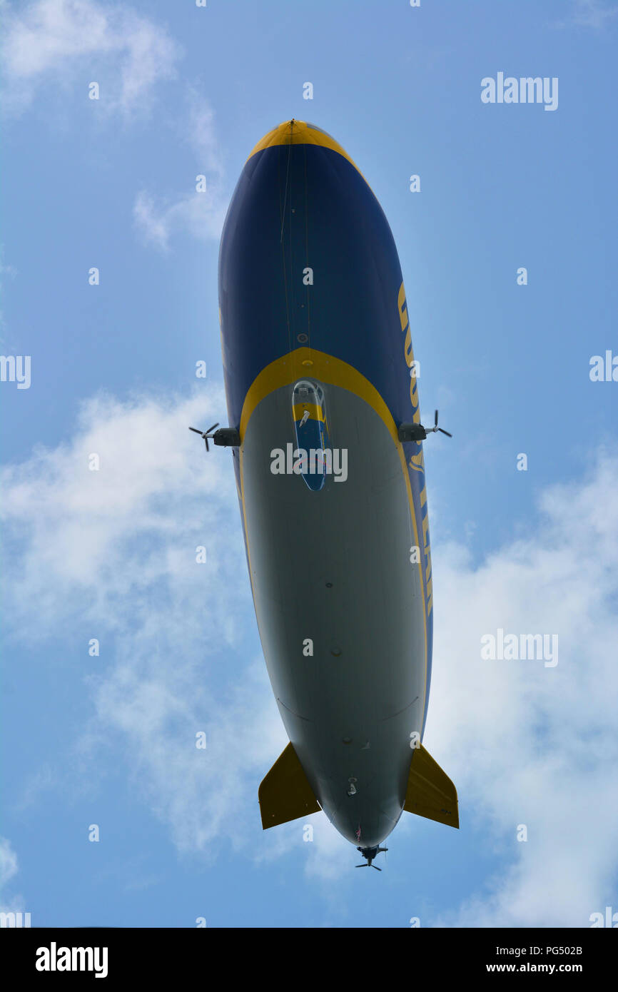 Goodyear blimp ride hi-res stock photography and images - Alamy