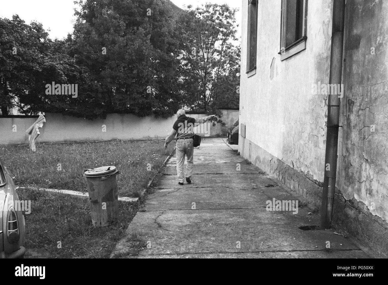 The Czech writer Bohumil Hrabal in 1988 in Mala Skala Stock Photo - Alamy