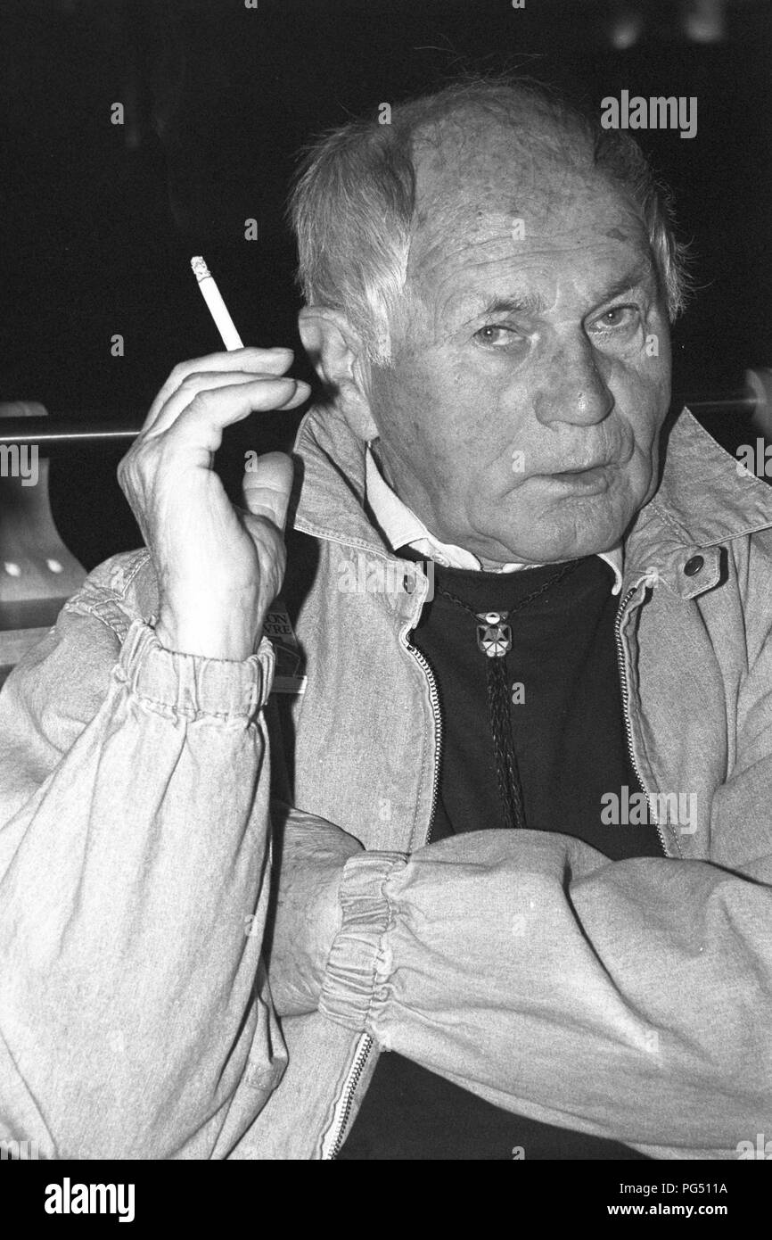 The Czech writer Bohumil Hrabal in Paris in 1990 Stock Photo - Alamy